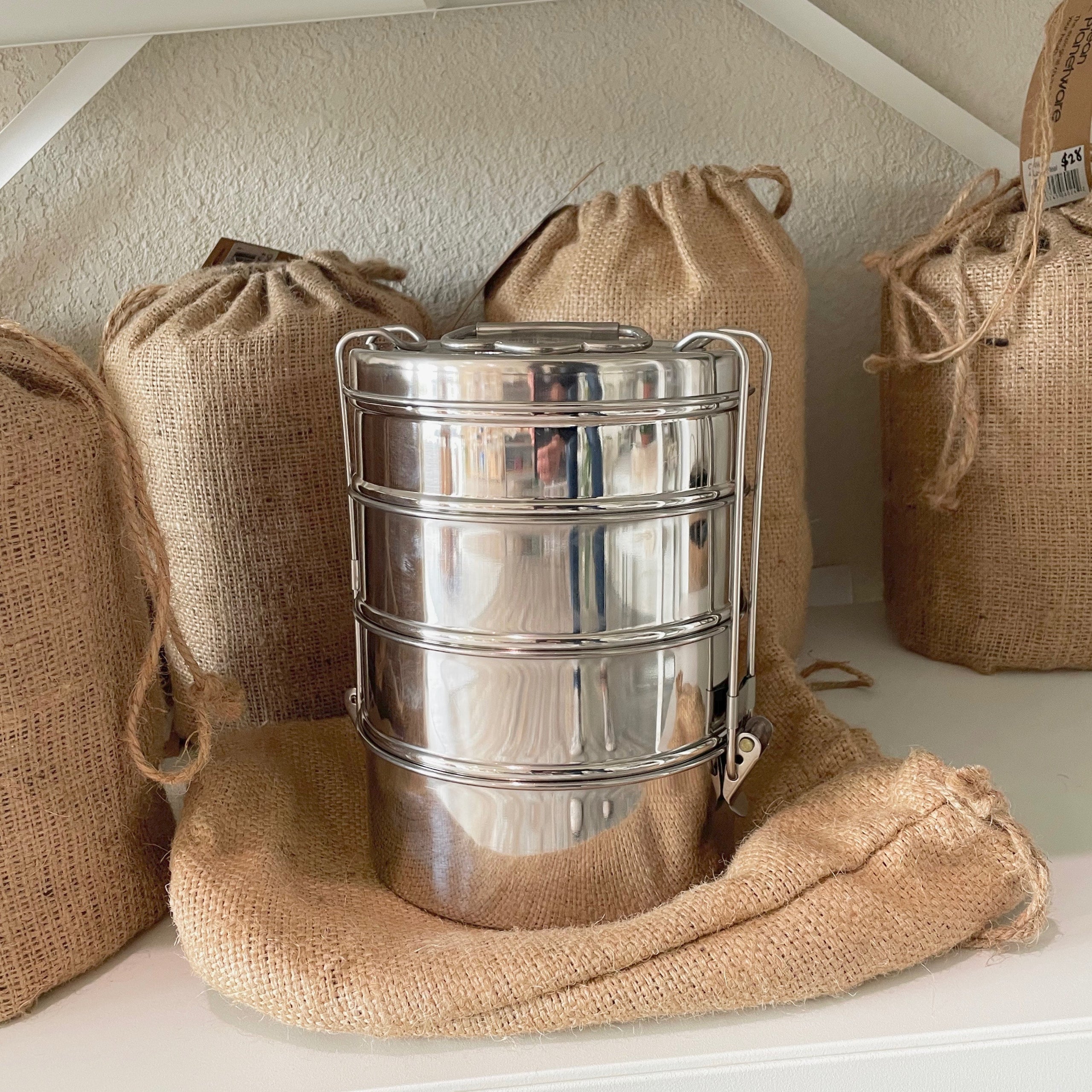 Stainless Steel 4 Layer Meal Container | The Green Directive